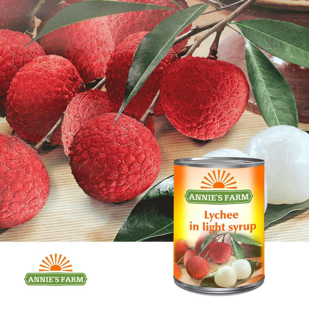 Lychee in light syrup - Annie's Farm Company Limited